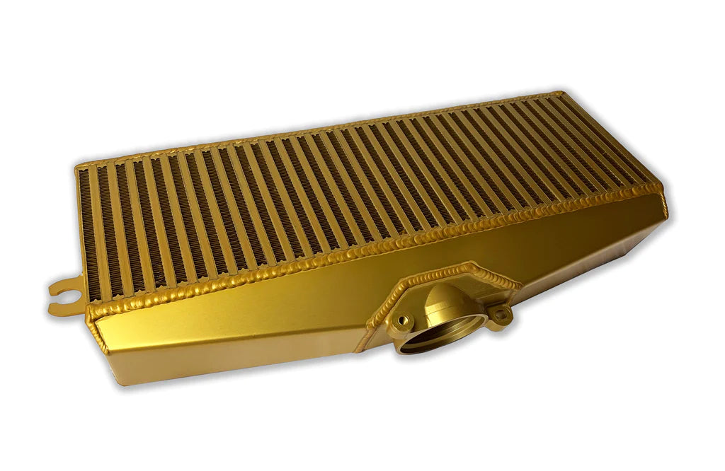 ETS Top Mount Intercooler Anodized Gold w/ Stencil Subaru 2022 WRX ...